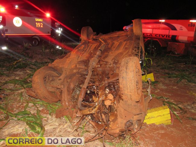 Capotamento na PR-495 em Entre Rios do Oeste tira a vida de santa-helenense | CGN