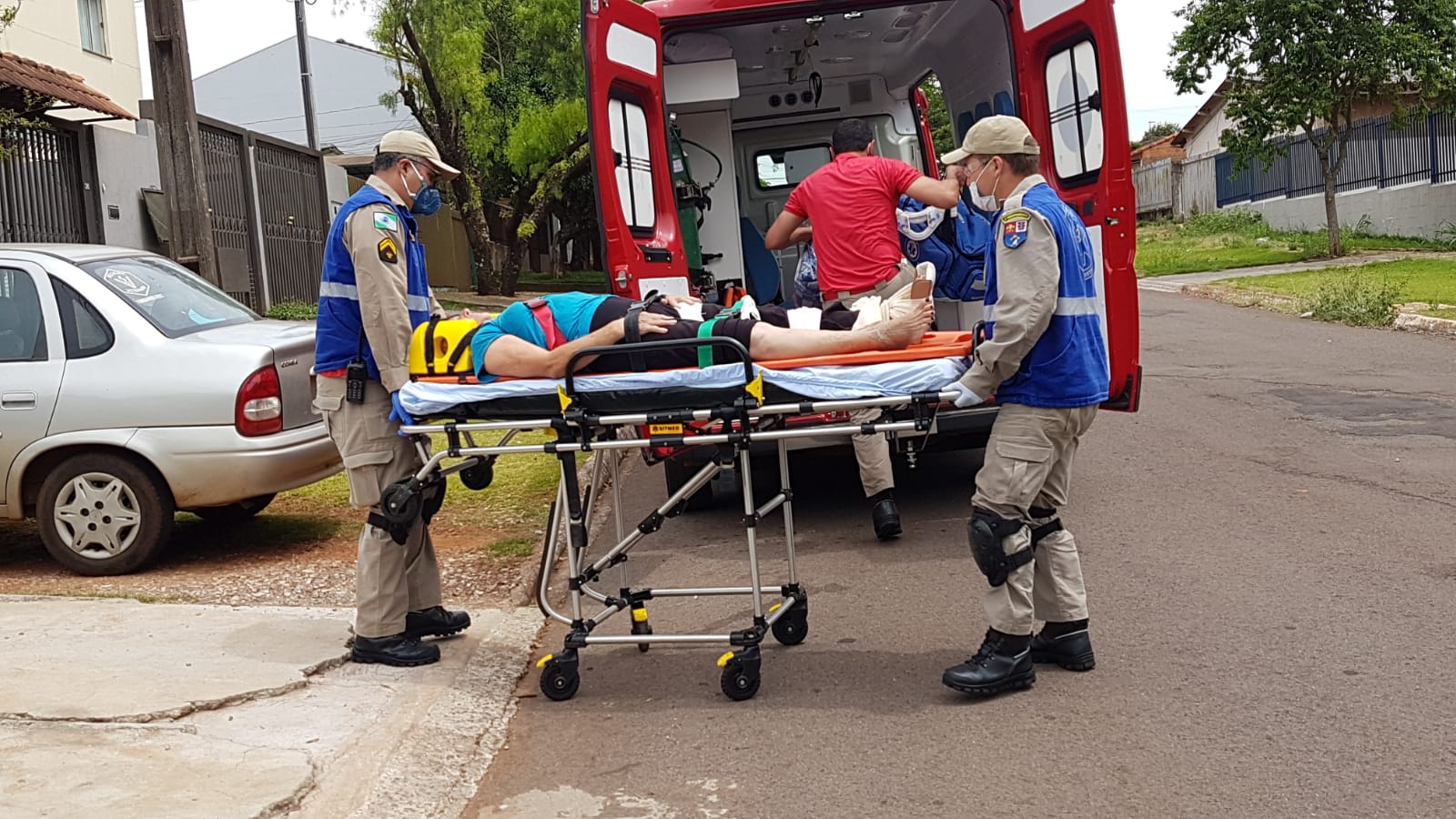 Idosa é Socorrida Após Fraturar O Fêmur Em Residência No Bairro