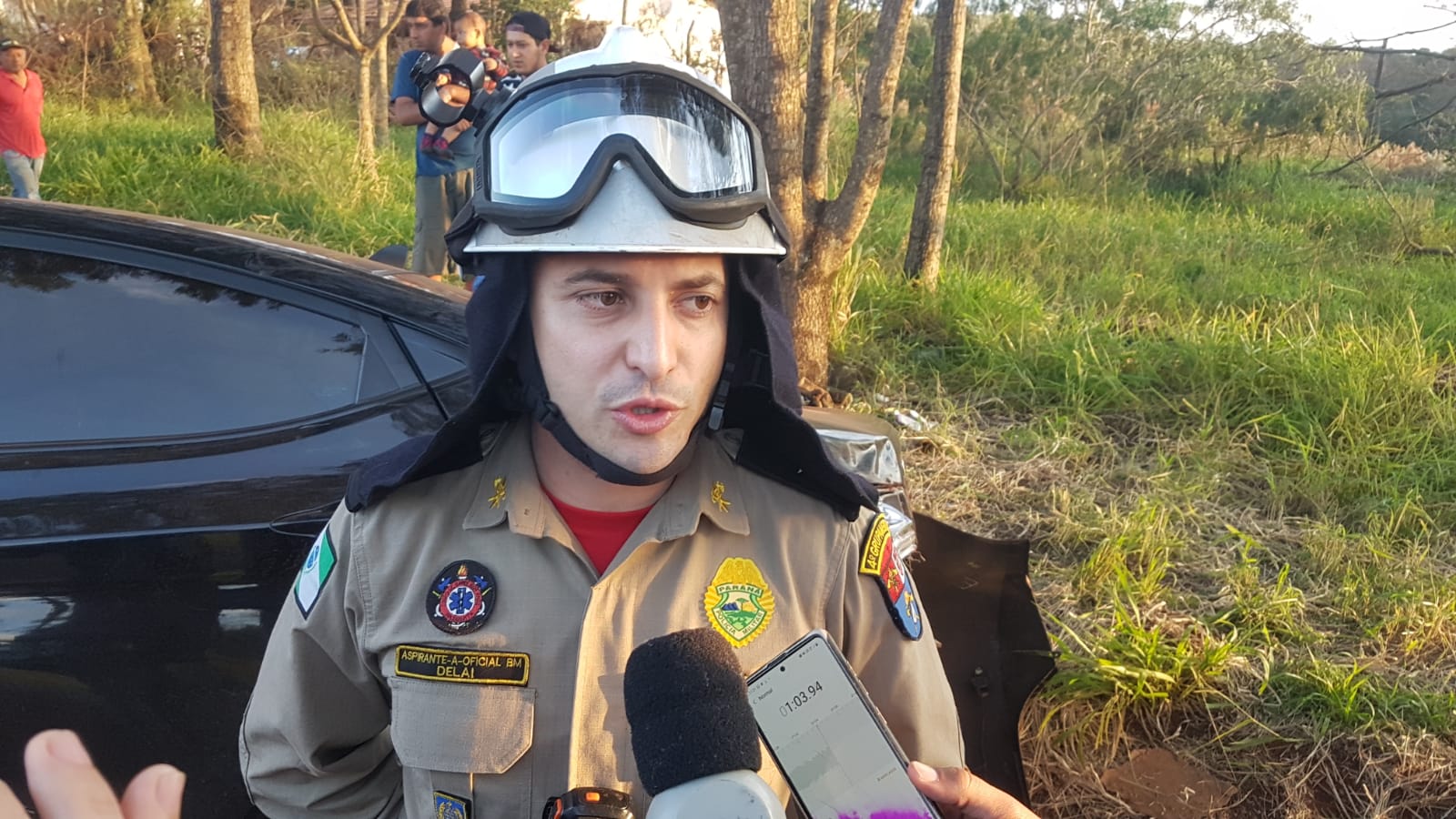 Tenente do Corpo de Bombeiros fala sobre grave acidente na BR-467 | CGN - O maior portal de ...