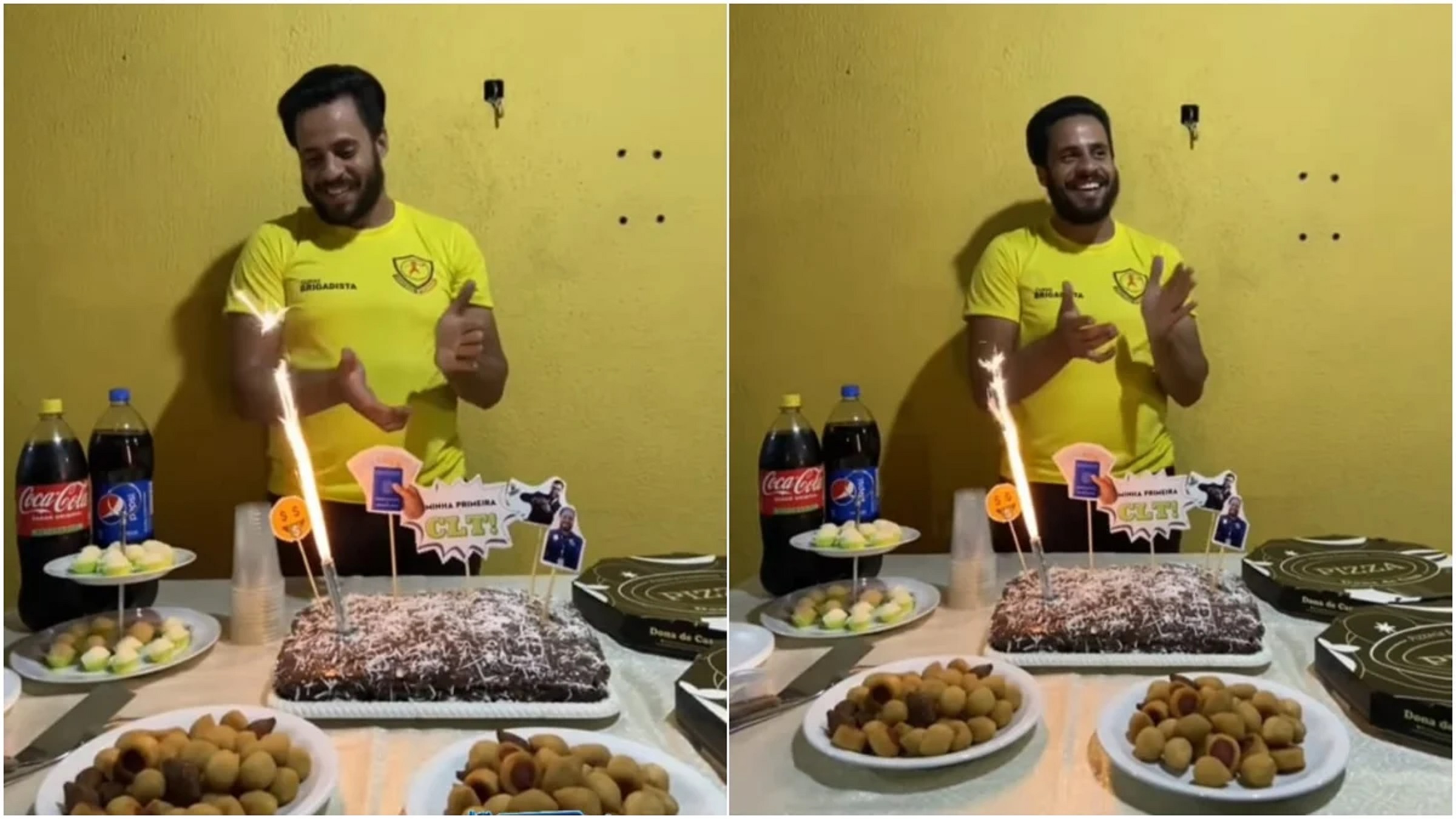 Família faz festa surpresa para comemorar primeiro emprego com carteira ...