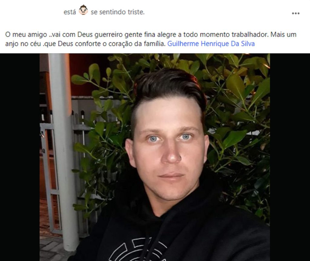 Familiares e amigos lamentam a morte de Guilherme Henrique da Silva nas ...