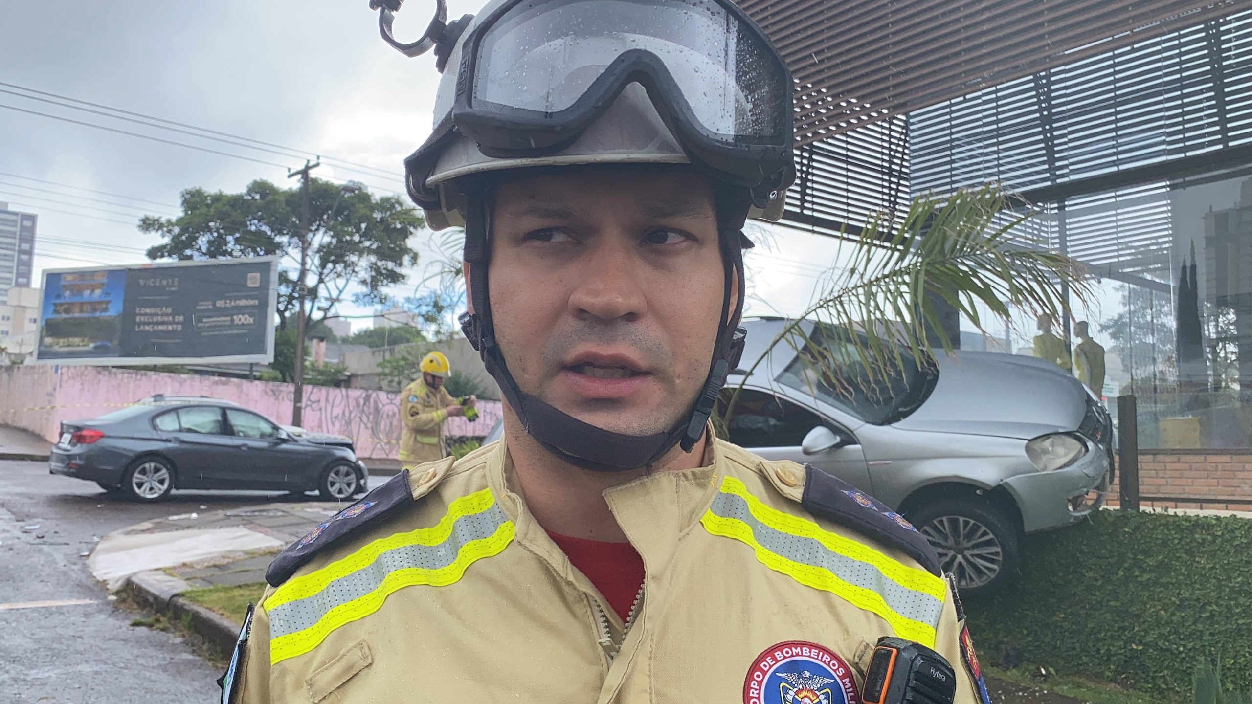 Tenente do Corpo de Bombeiros dá detalhes sobre o atendimento em acidente entre Jetta e BMW