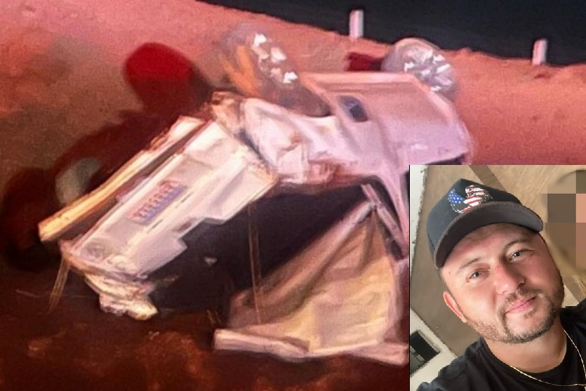 Médico veterinário é ejetado de Montana e morre em capotamento na PR-180