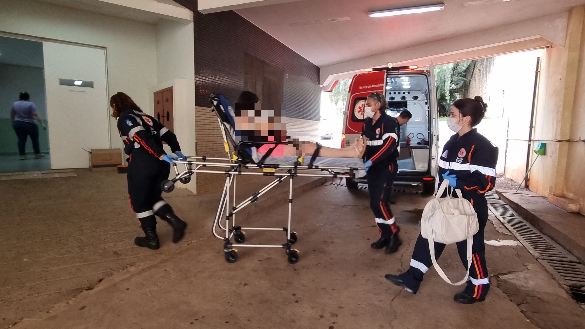 Bebê de 28 dias é socorrido após ter vias aéreas obstruídas com vômito