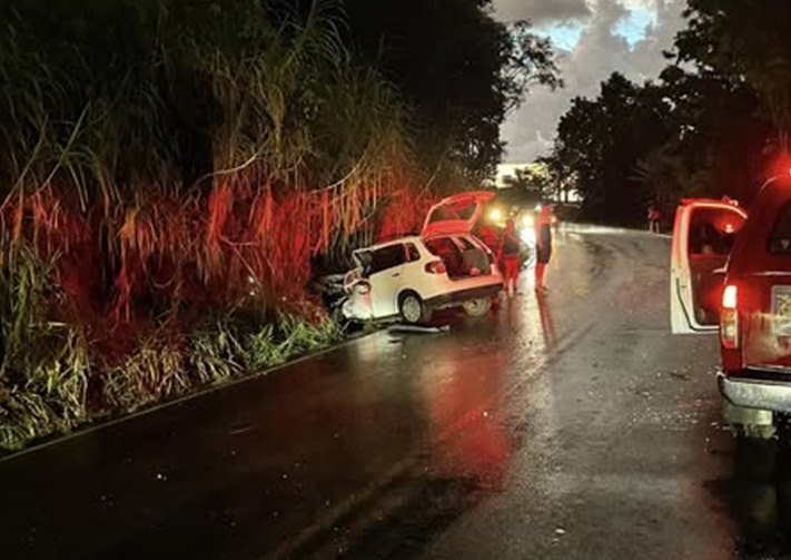 Grave acidente na PR-562: homem morre e duas mulheres ficam feridas