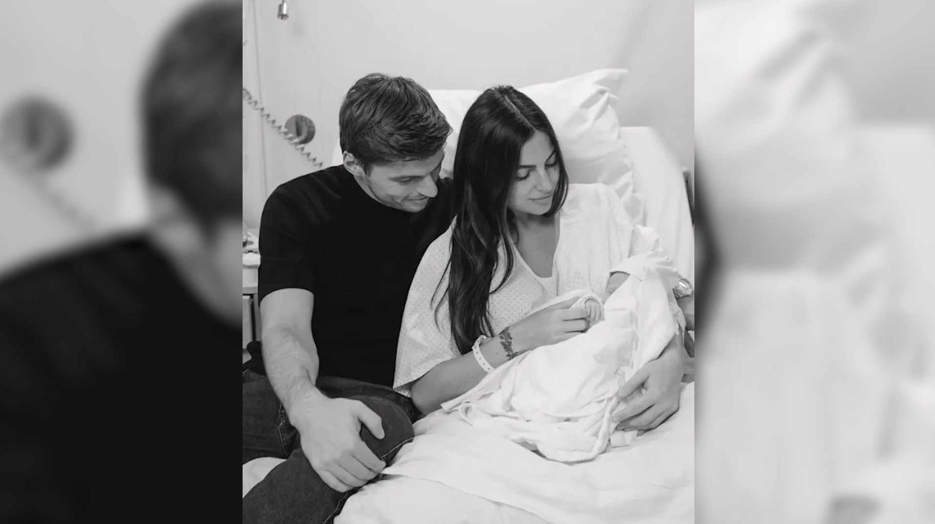 Max Verstappen e Kelly Piquet anunciam o nascimento da filha Lily durante o GP de Miami