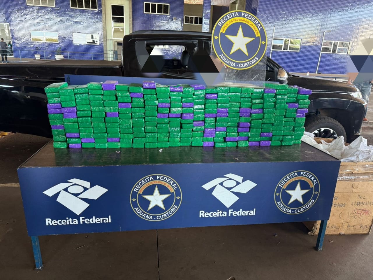 Receita Federal encontra 164,7 kg de maconha durante fiscalização de rotina