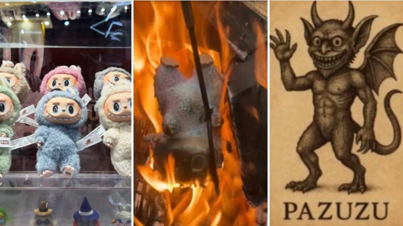 Fãs queimam bonecos Labubu após teoria viral sobre “ligação com demônio”
