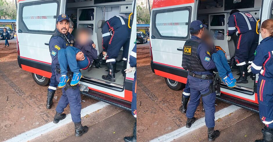 Guarda se emociona ao salvar menino em crise respiratória: "Essa missão ...