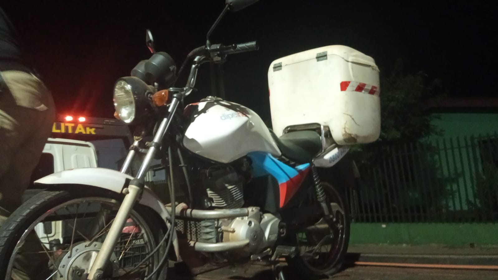Motocicleta furtada é recuperada pela PM no bairro Brasmadeira