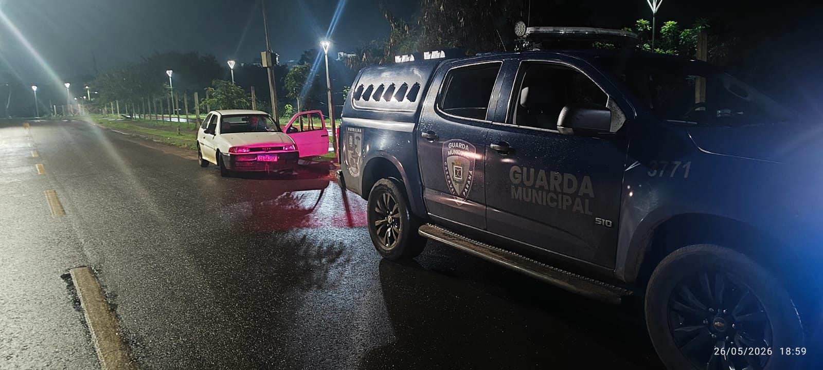 Guarda Municipal recupera Gol furtado no centro de Cascavel